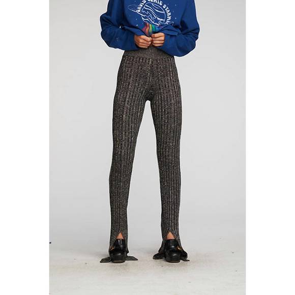 Chaser | Pants & Jumpsuits | New Chaser Metallic Ribbed Pullon Pant In ...